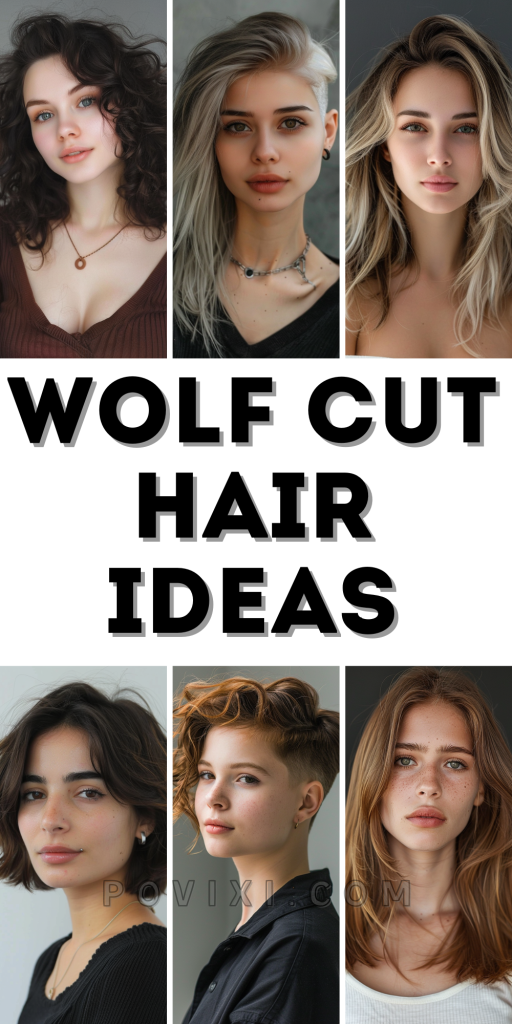 Unveil 36 Wolf Cut Hair Ideas for 2024: From Short Curly to Long ...