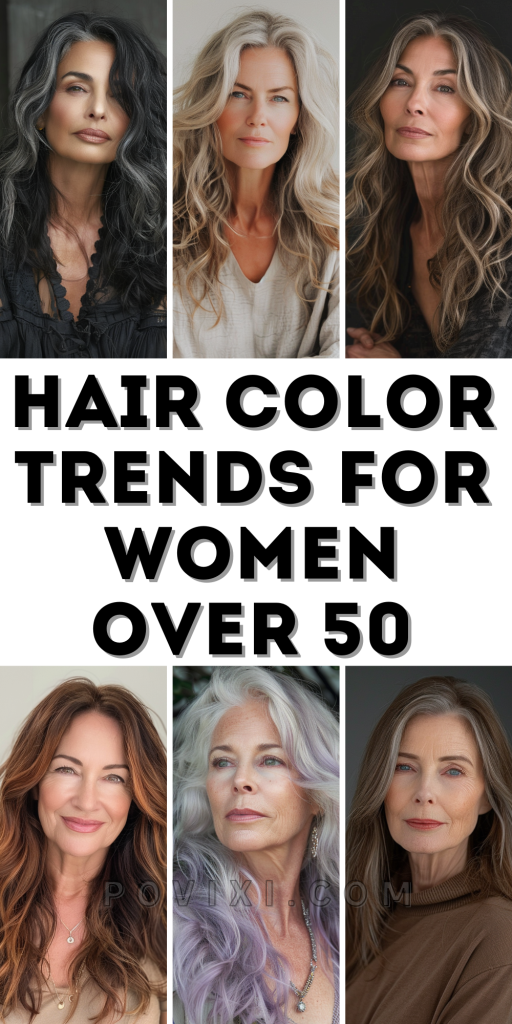 Unveiling 35 Dynamic Hair Color Trends for Women over 50 for 2024 ...