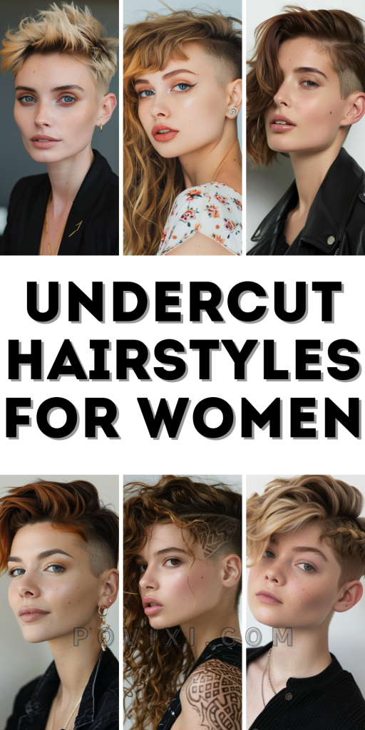 34 Unique Undercut Hairstyles Women Can Rock in 2024 Featuring Long ...