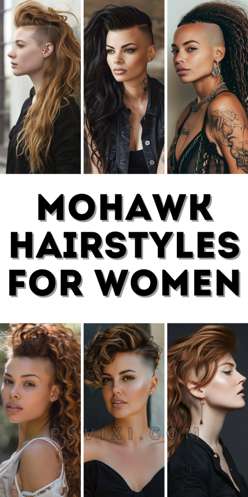 Discover 31 Creative Mohawk Hairstyles for Women Including Long Curly ...