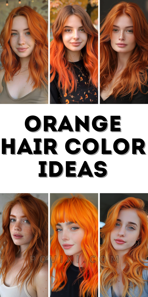 35 Orange Hair Color Ideas Showcasing Bright, Burnt, and Fun Shades for ...