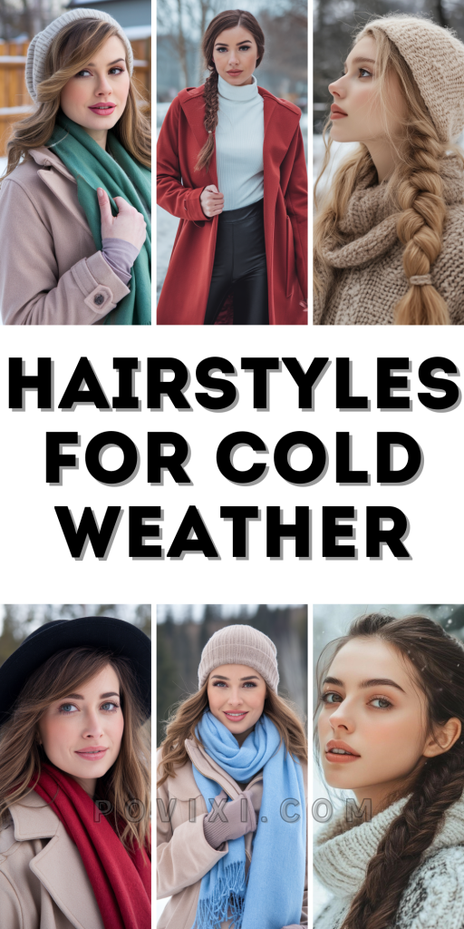 38 Hairstyles for Cold Weather 2024-2025 Including Cute Braid, Curly ...