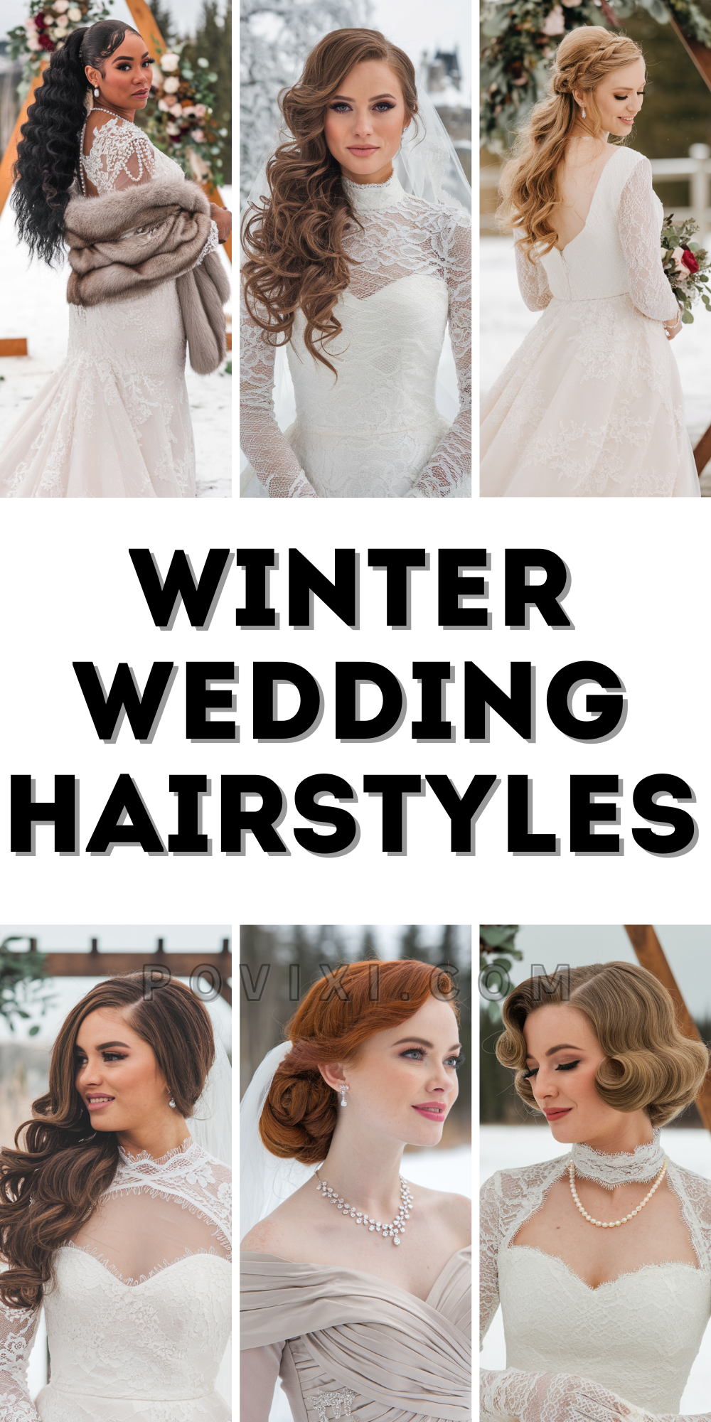 38 Winter Wedding Hairstyles 2024-2025 for Long and Short Hair for ...