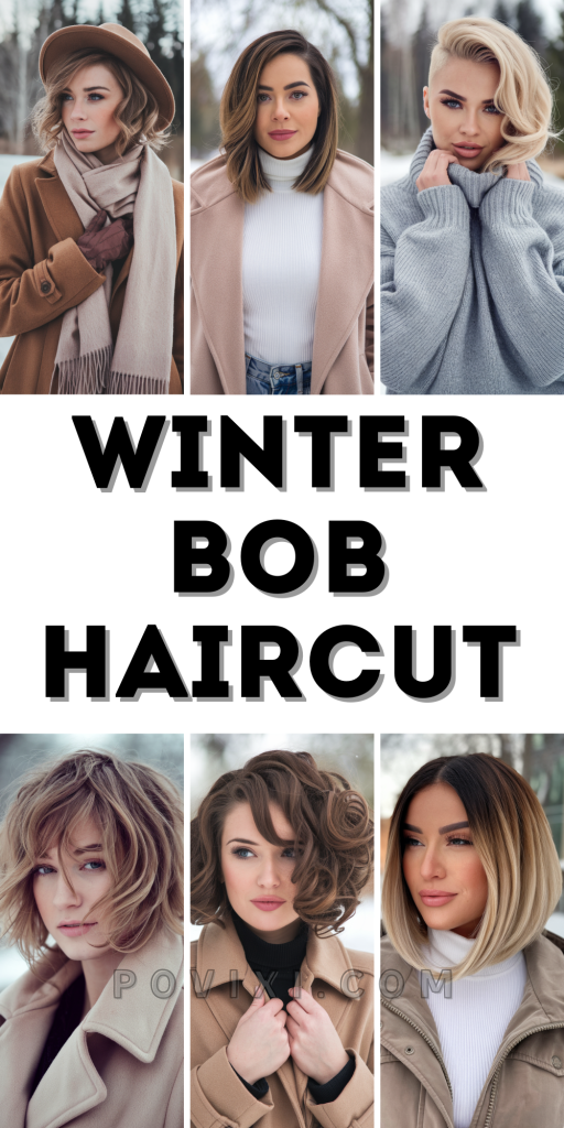 32 Winter Bob Haircut Ideas 2024-2025 for Women: Trendy Styles Suitable ...