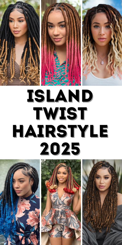 Island Twist Hairstyle 2025: 31 Ideas with Color Combos, Beads ...