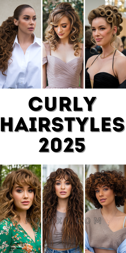 Curly Hairstyles 2025: 36 Ideas for Short, Medium, Long Shoulder-Length ...
