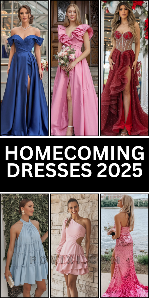 27 Ideas for Homecoming Dresses 2025: Trendy, Elegant, and Stunning Styles